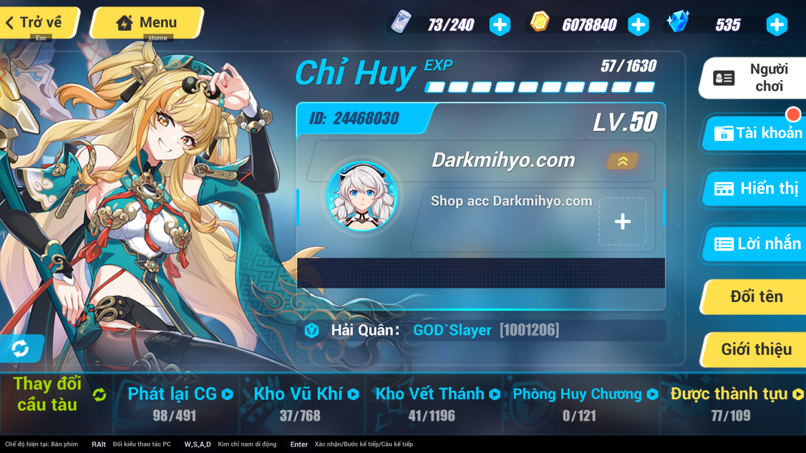 Acc Honkai Impact 3 - Shop acc Honkai impact 3, Honkai star rail, Zenless Zone Zero - Honkai ...